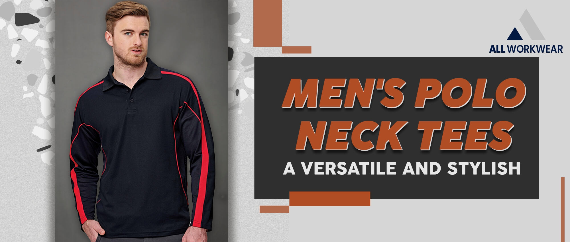 MEN'S POLO NECK TEES A VERSATILE AND STYLISH OPTION – allworkwear