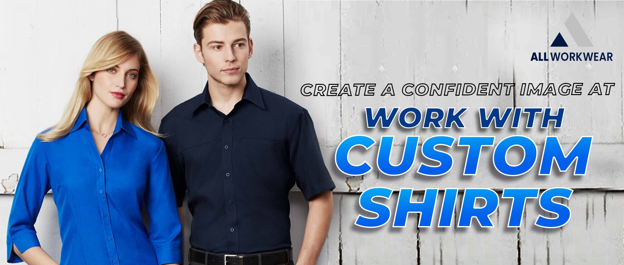 CREATE A CONFIDENT IMAGE AT WORK WITH CUSTOM SHIRTS. – allworkwear