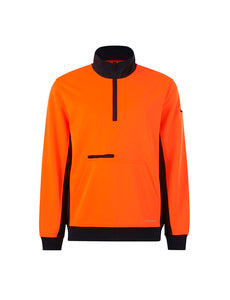 King Gee Hi Vis Spliced 1/4 Zip Fleece (K55047) – allworkwear