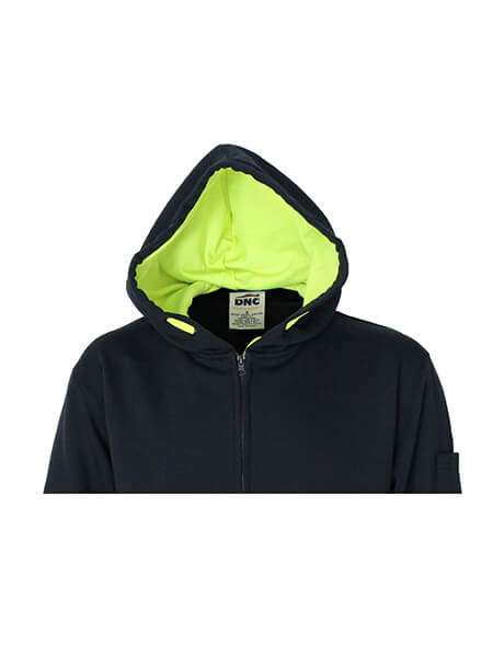 DNC Full zip Super Brushed Fleece Hoodie (5424) – allworkwear